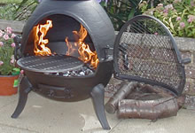 Chimeneas with free UK mainland delivery. Genuine Hebei Castmaster Chimenea