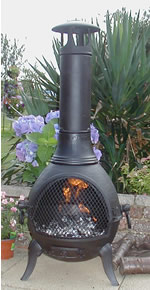 Chimeneas with free UK mainland delivery. Genuine Hebei Castmaster Chimenea